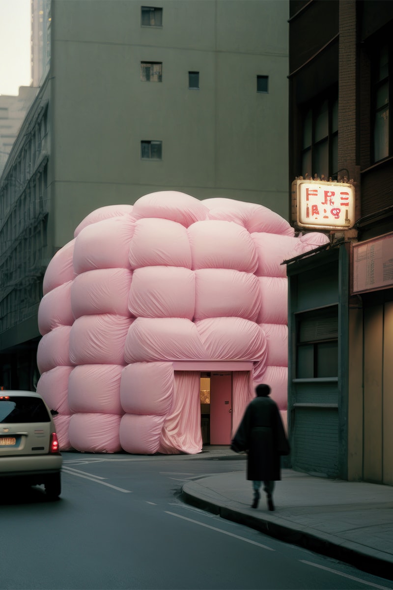 Andrés Reisinger Creates Surrealist Pink Facades | Hypebeast