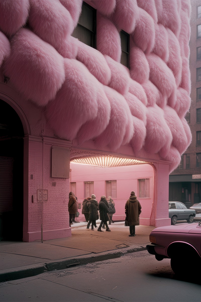 Andrés Reisinger Creates Surrealist Pink Facades | Hypebeast