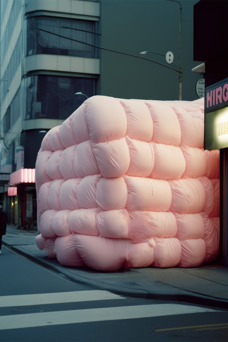 Andrés Reisinger Creates Surrealist Pink Facades | Hypebeast
