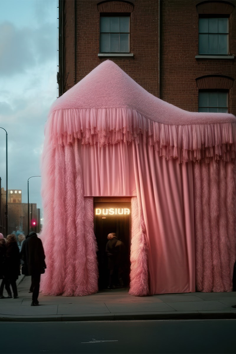 Andrés Reisinger Creates Surrealist Pink Facades | Hypebeast