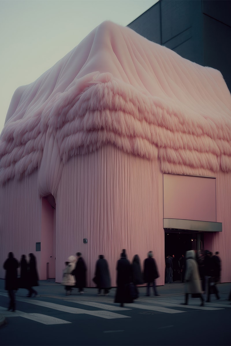 Andrés Reisinger Creates Surrealist Pink Facades | Hypebeast