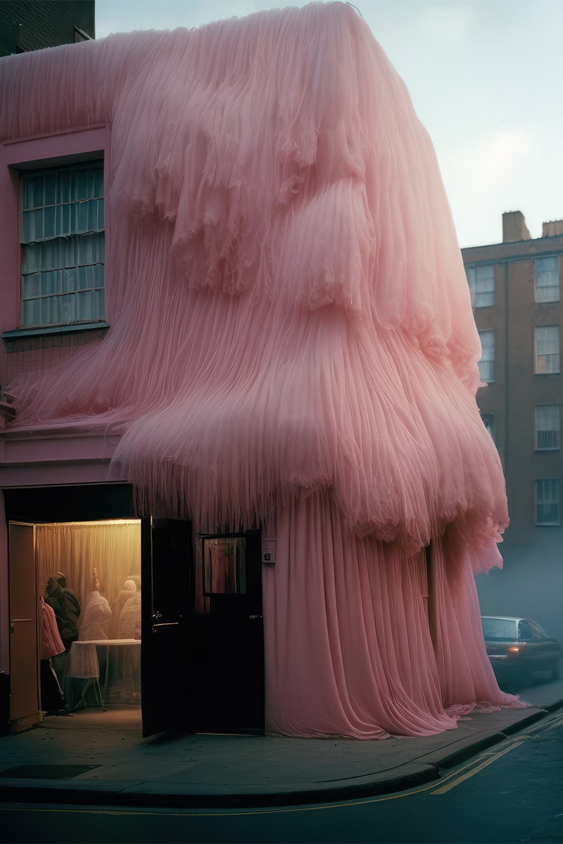 Andrés Reisinger Creates Surrealist Pink Facades | Hypebeast