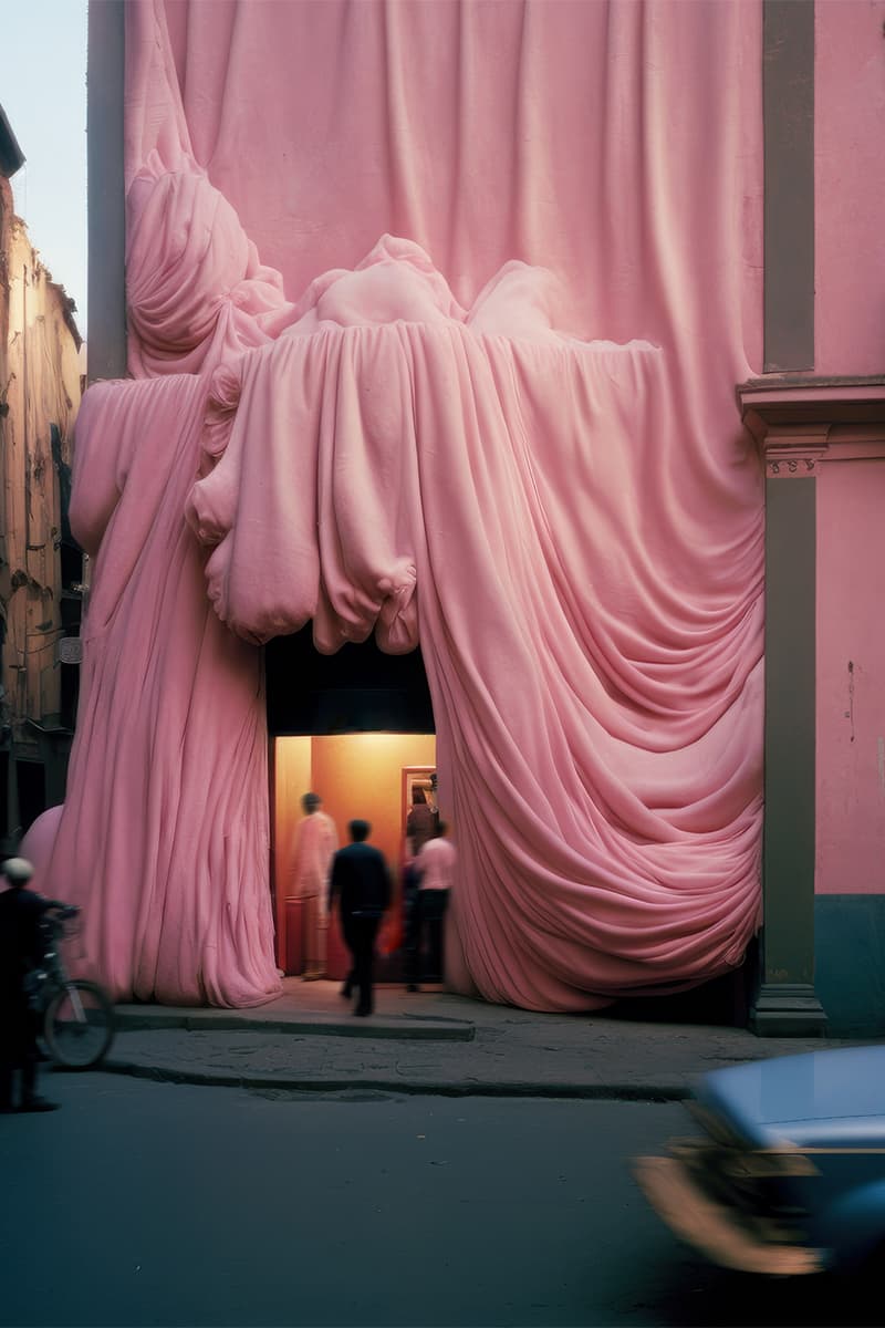 Andrés Reisinger Creates Surrealist Pink Facades | Hypebeast