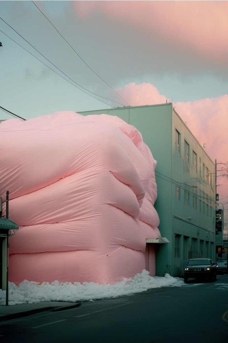 Andrés Reisinger Creates Surrealist Pink Facades | Hypebeast