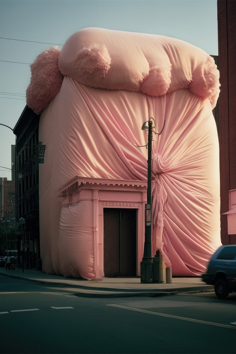 Andrés Reisinger Creates Surrealist Pink Facades | Hypebeast