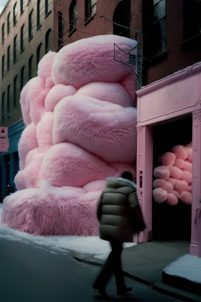 Andrés Reisinger Creates Surrealist Pink Facades | Hypebeast