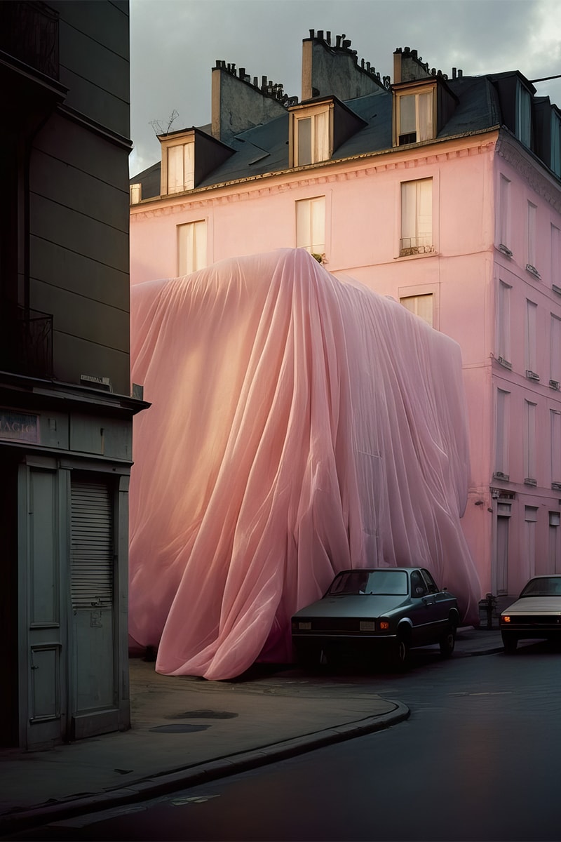 Andrés Reisinger Creates Surrealist Pink Facades | Hypebeast