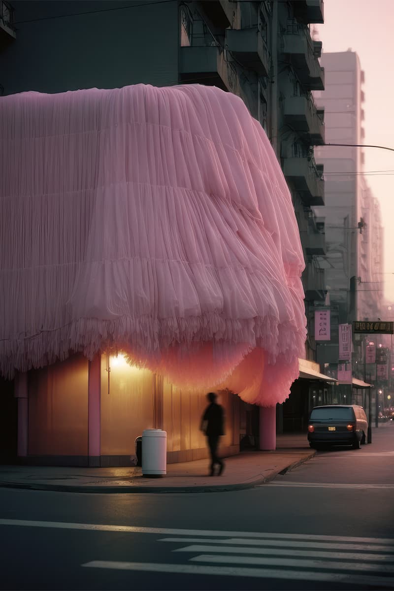 Andrés Reisinger Creates Surrealist Pink Facades | Hypebeast
