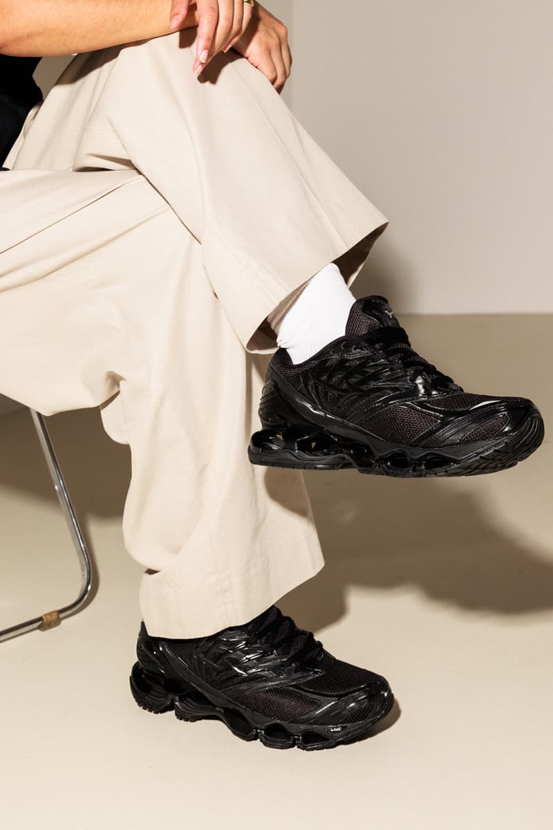 Mizuno Presents its New Wave Prophecy LS "Blk/Blk" | Hypebeast