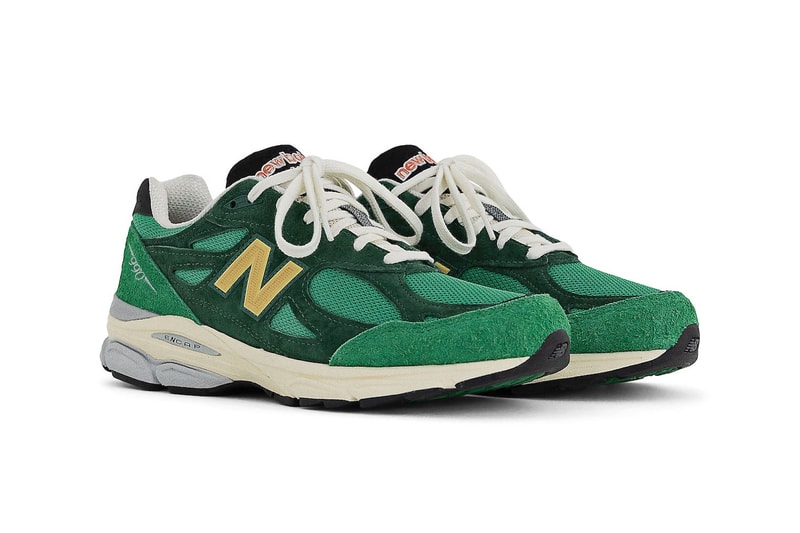 New Balance 990v3 Made in USA Green Yellow M990GG3 | Hypebeast