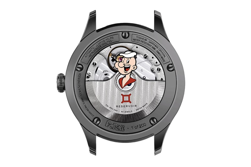 Reservoir LabelNoir Popeye Watch Collab Info | Hypebeast