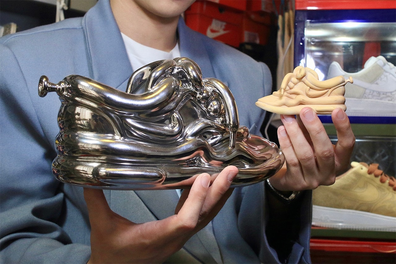 Steven Guo Nike Air Force 1 Mark Smith Laser Sole Mates | Hypebeast