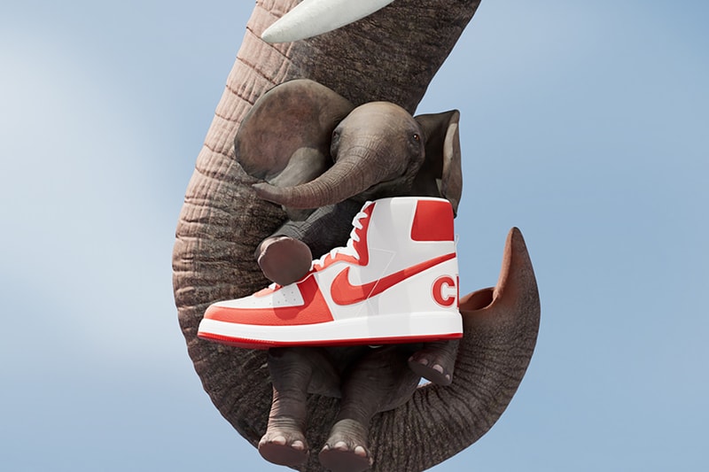 CDG Nike Terminator High Black Red Navy Release Date | Hypebeast