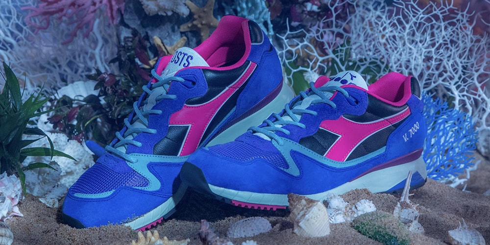 COSTS x Diadora V7000 "Coral Pink" Release | Hypebeast