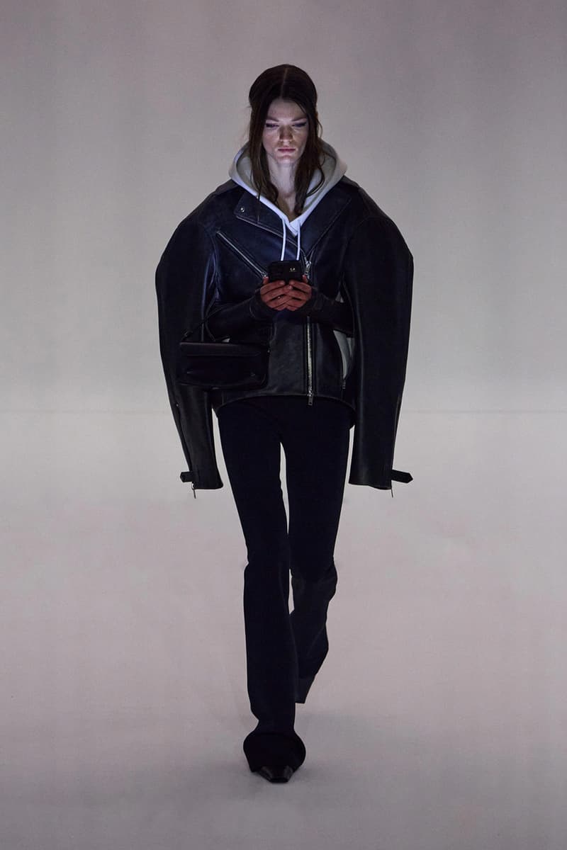 Models Were Too Busy Texting at Courrèges FW23 | Hypebeast