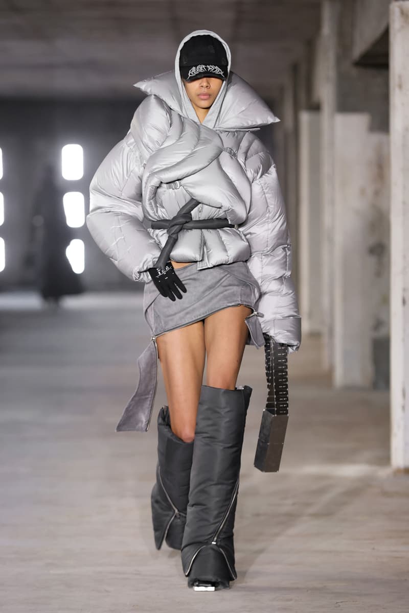 HELIOT EMIL FW23 Model on Fire at Paris Fashion Week | Hypebeast