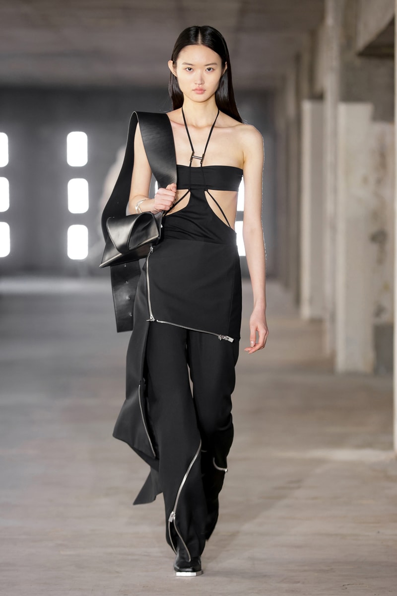 HELIOT EMIL FW23 Model on Fire at Paris Fashion Week | Hypebeast