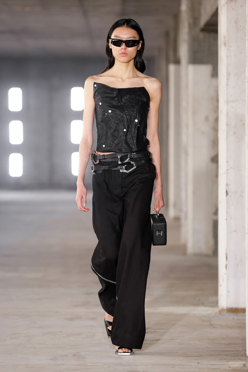 HELIOT EMIL FW23 Model on Fire at Paris Fashion Week | Hypebeast