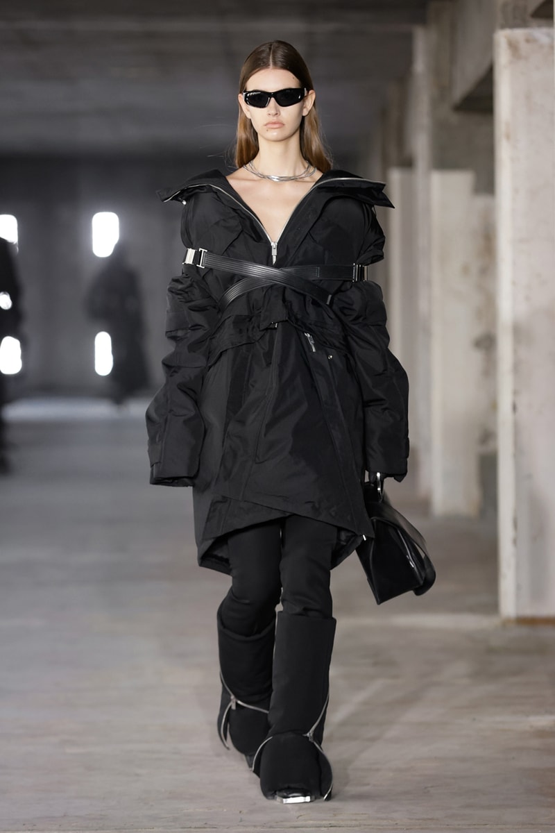 HELIOT EMIL FW23 Model on Fire at Paris Fashion Week | Hypebeast