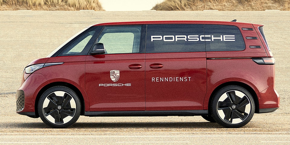 Porsche Re-Makes Its Renndienst Van Using Volkswagen's ID.Buzz Electric ...