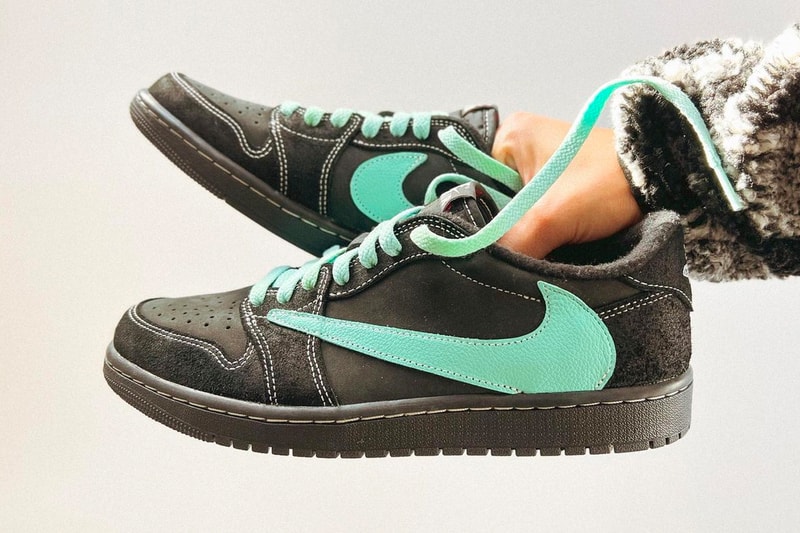 Travis Scott x Air Jordan 1 Low "Tiffany" Custom | Hypebeast