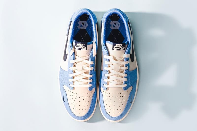 UNC Football Unveils Air Jordan 1 Low OG PE Collab | Hypebeast