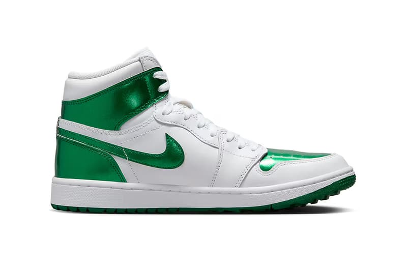 Air Jordan 1 High Golf in Metallic Green DQ0660-130 | Hypebeast