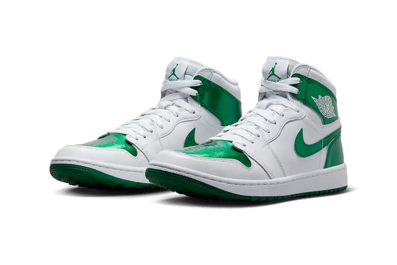 Air Jordan 1 High Golf in Metallic Green DQ0660-130 | Hypebeast