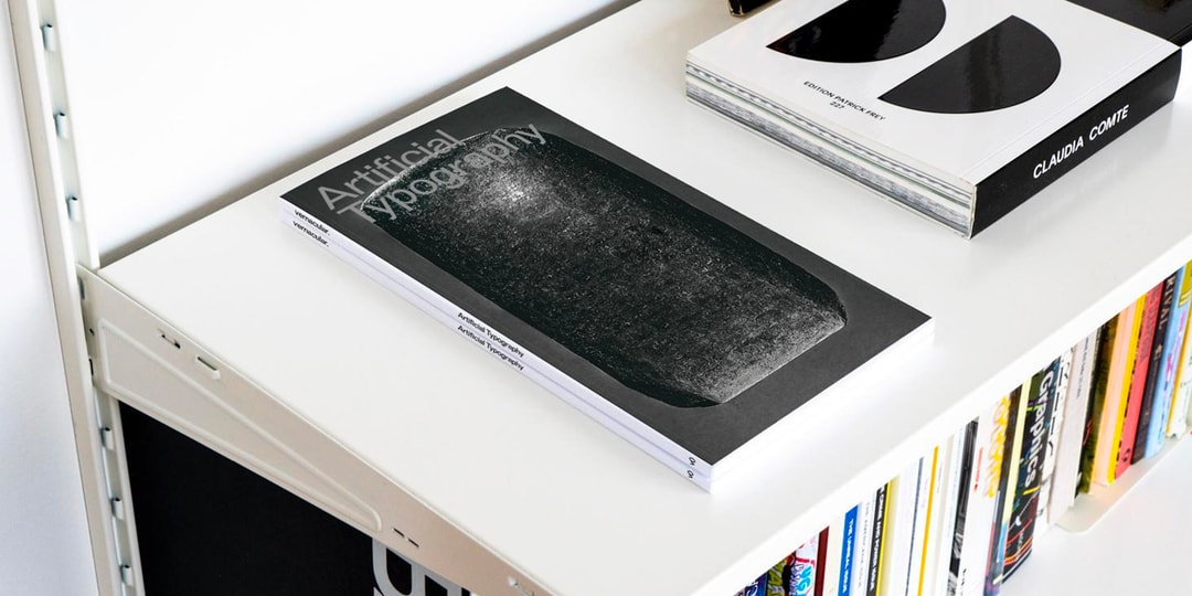 Artificial Typography Book vernacular Art AI Release | Hypebeast