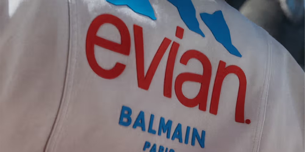 Olivier Rousteing on His Balmain x evian Collaboration | Hypebeast