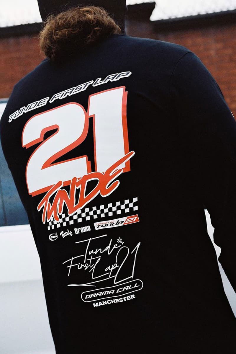 Drama Call and Tunde Release Collaborative 'First Lap' Capsule | Hypebeast