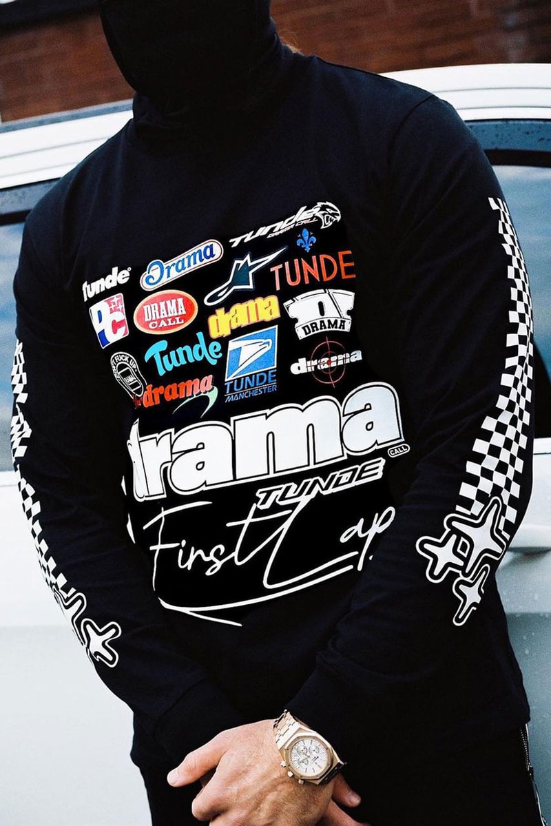 Drama Call and Tunde Release Collaborative 'First Lap' Capsule | Hypebeast
