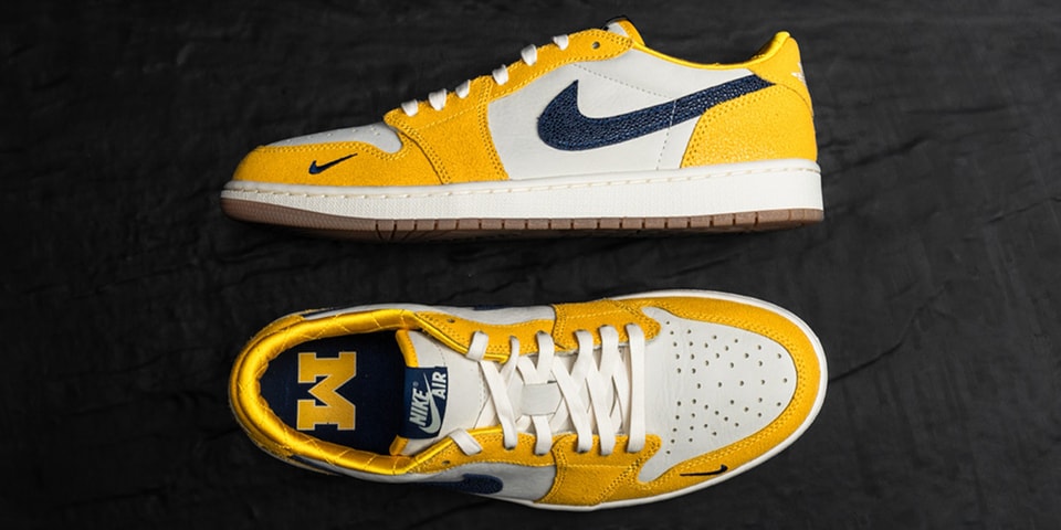 Jordan 1 Low PE "Michigan" Detailed Look | Hypebeast
