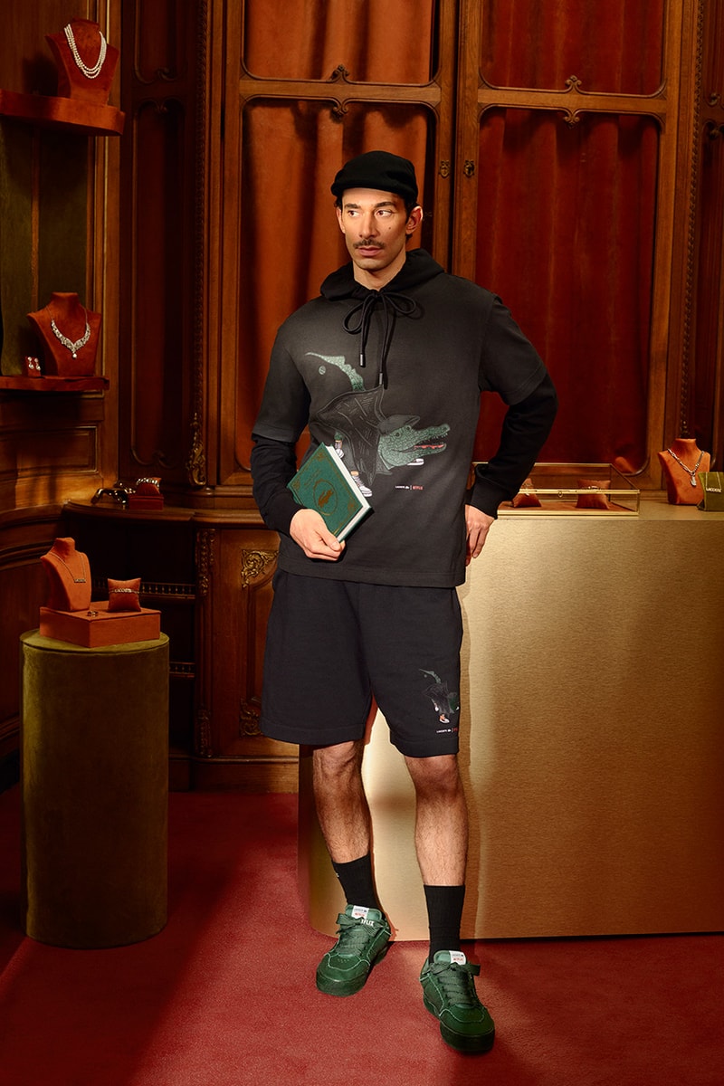 Netflix x Lacoste Drop Collaborative Collection | Hypebeast