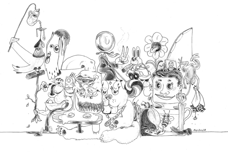 Ashkon Haidari New Work, New Worlds asi asi LA Art | Hypebeast