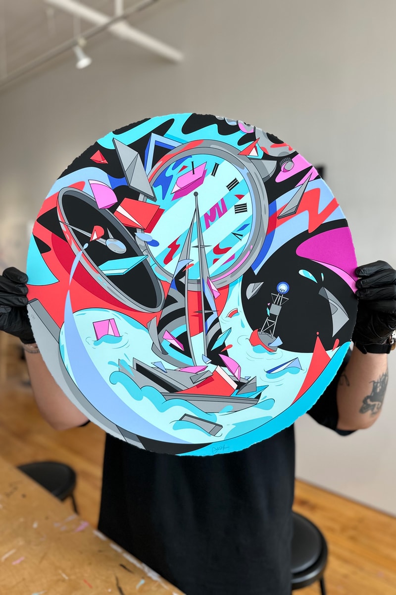 Louis De Guzman Race Against Time Screenprint | Hypebeast