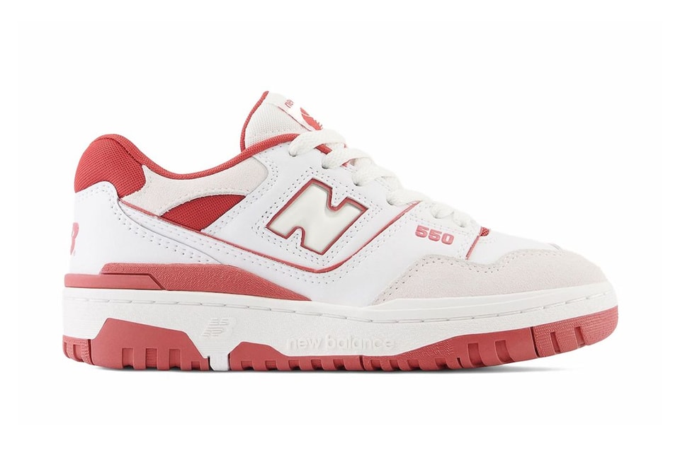 White And Red Herren New Balance 530 Nb White/Velocity Red
