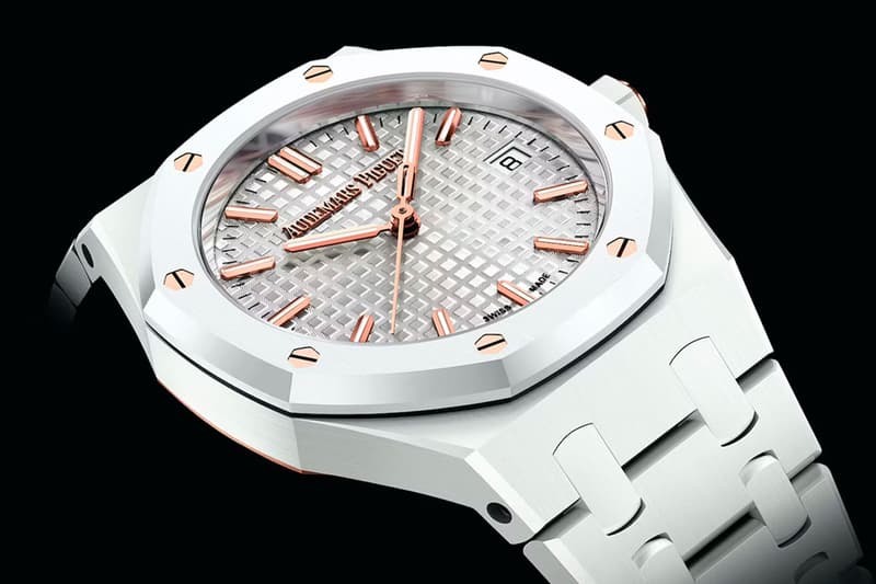 Audemars Piguet 34mm White Ceramic Royal Oak | Hypebeast