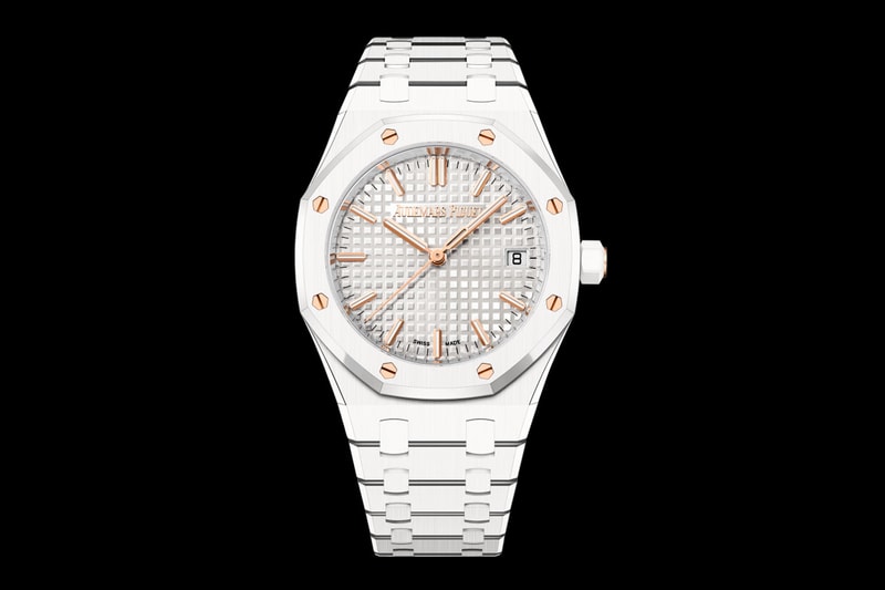 Audemars Piguet 34mm White Ceramic Royal Oak | Hypebeast