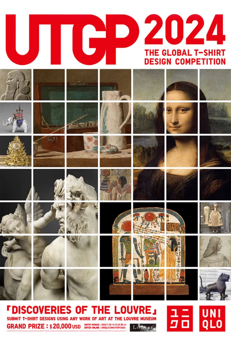 UNIQLO x Louvre Museum 2024 UT GRAND PRIX | Hypebeast
