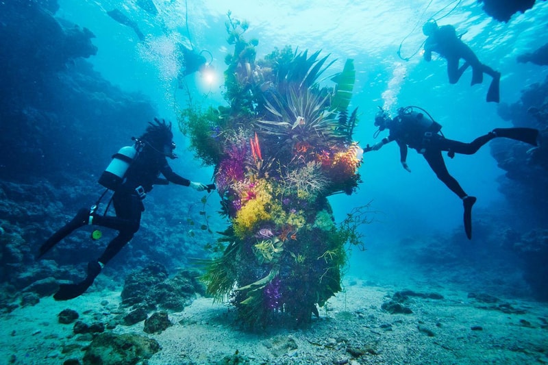 Azuma Makoto ‘In Bloom’ Underwater Sculpture | Hypebeast