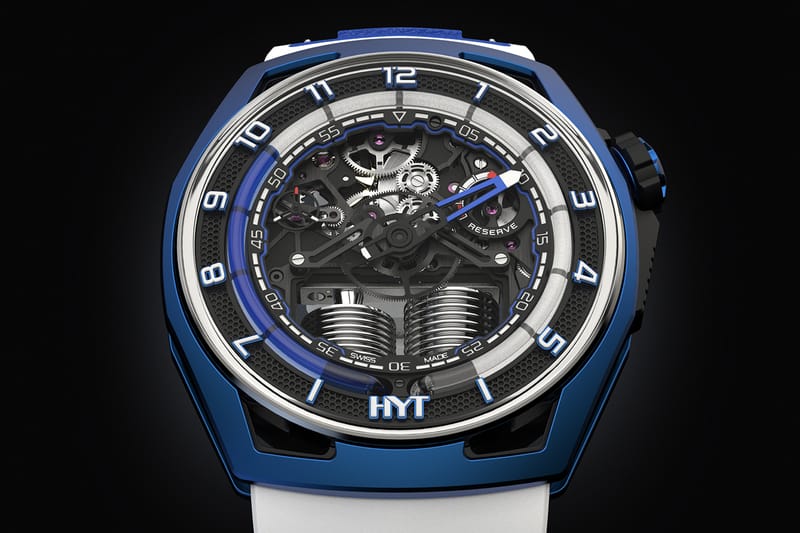 HYT Conical Tourbillon Titanium Blue Info | Hypebeast