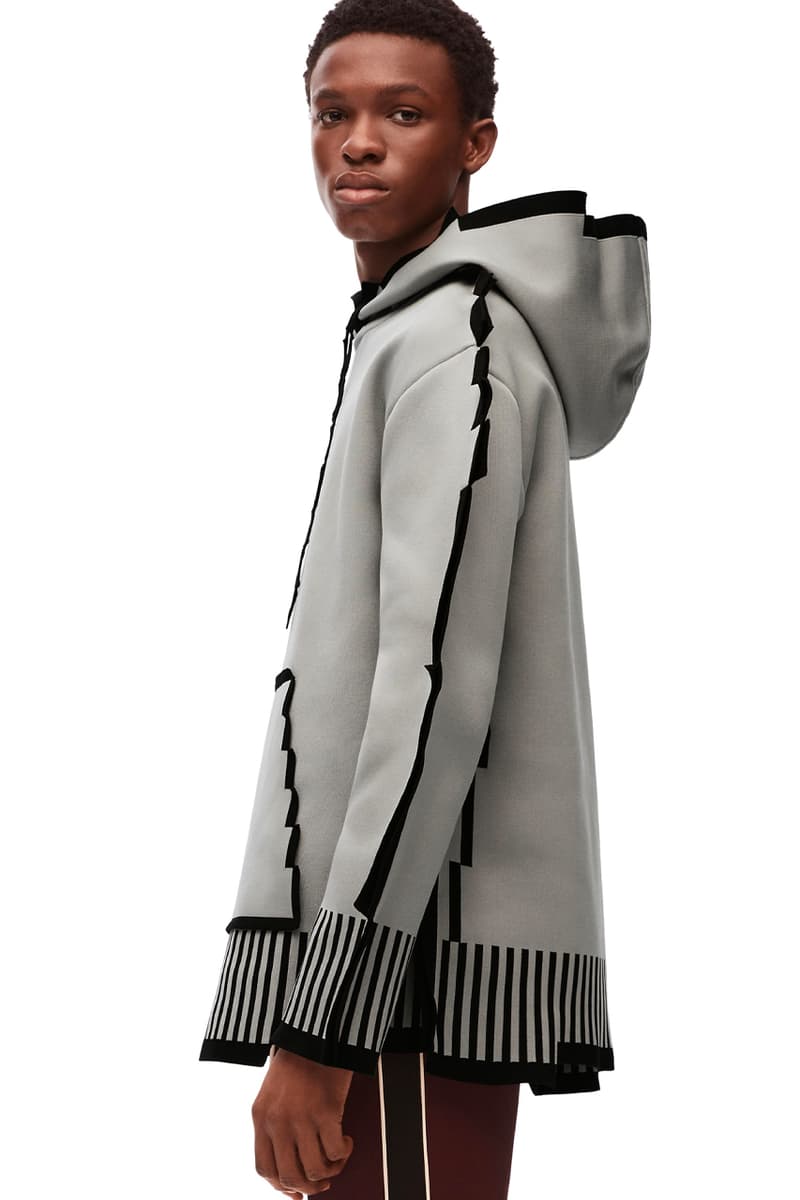 LOEWE Drops Monochromatic Pixel Hoodie & T-Shirt | Hypebeast