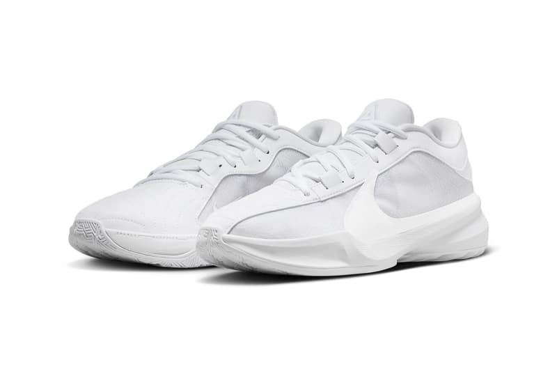 Nike Zoom Freak 5 Oreo Triple White DX4996-101 Release | Hypebeast