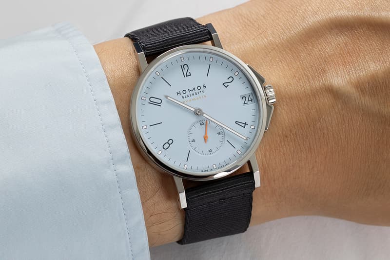 NOMOS Ahoi Neomatik 38 Date Sand & Sky Release | Hypebeast