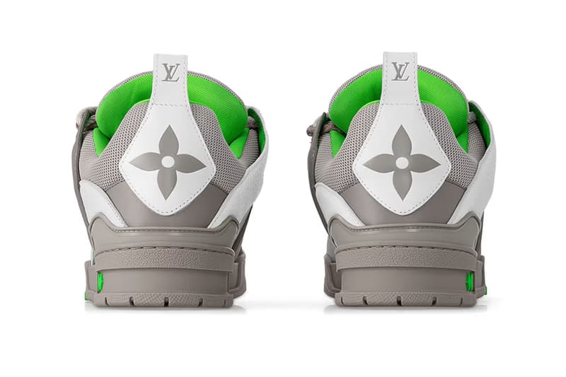 Louis Vuitton Skate Sneaker Grey Green Release Info | Hypebeast