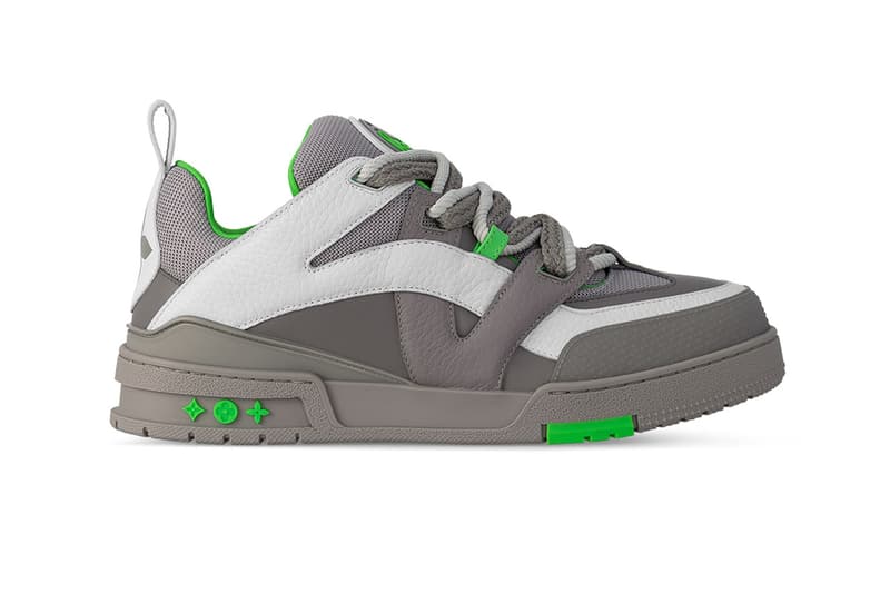 Louis Vuitton Skate Sneaker Grey Green Release Info | Hypebeast