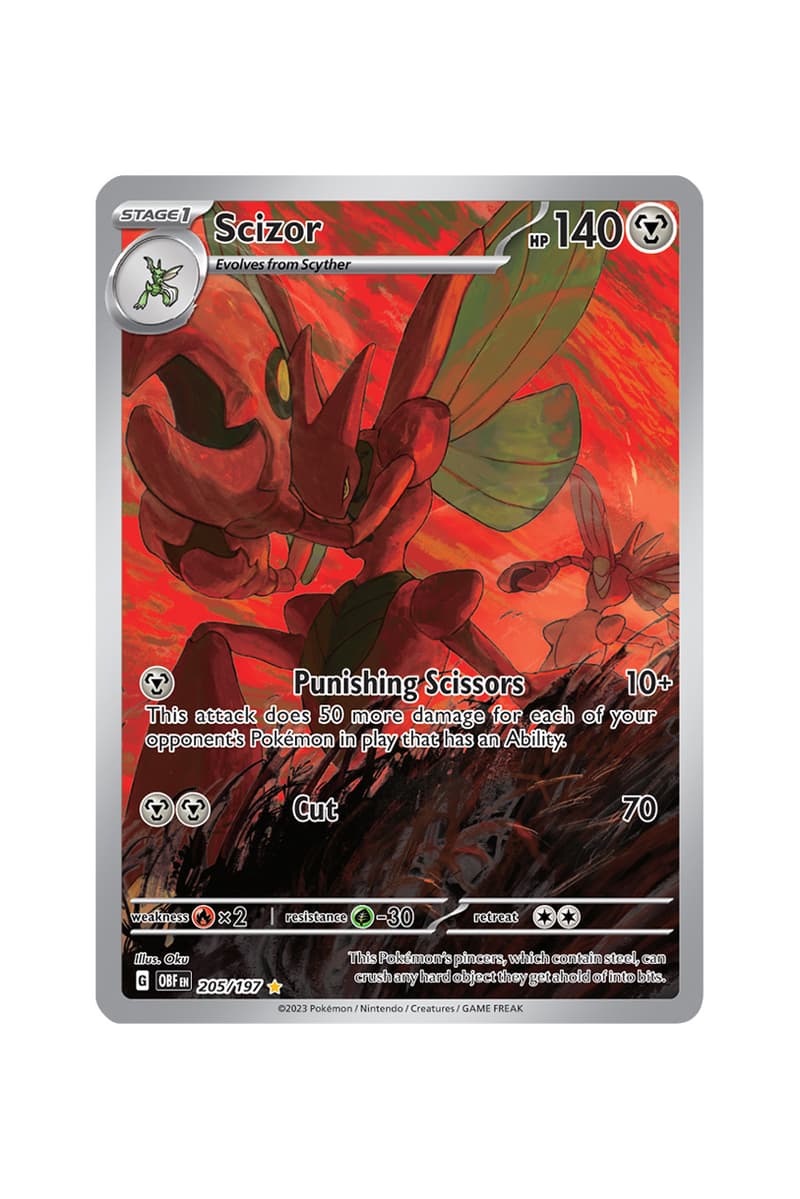Pokémon TCG: Obsidian Flames Illustration Rare Card List | Hypebeast
