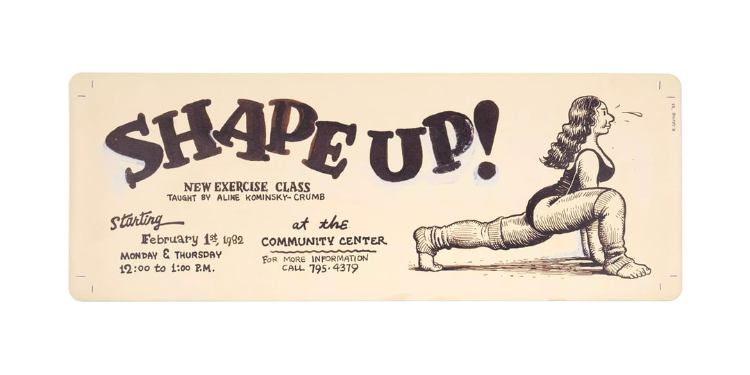 R. Crumb Shape Up! Yoga Mat David Zwirner Platform | Hypebeast