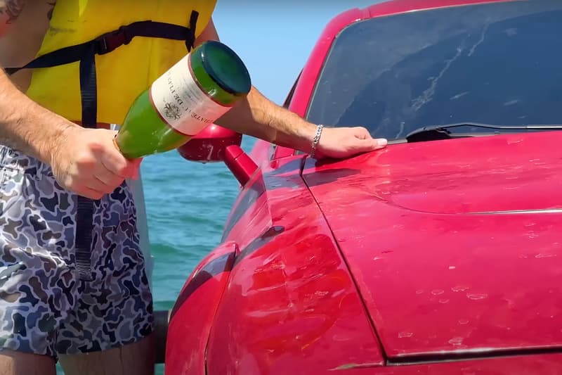 WhistlinDiesel Dodge Challenger Hellcat Boat | Hypebeast